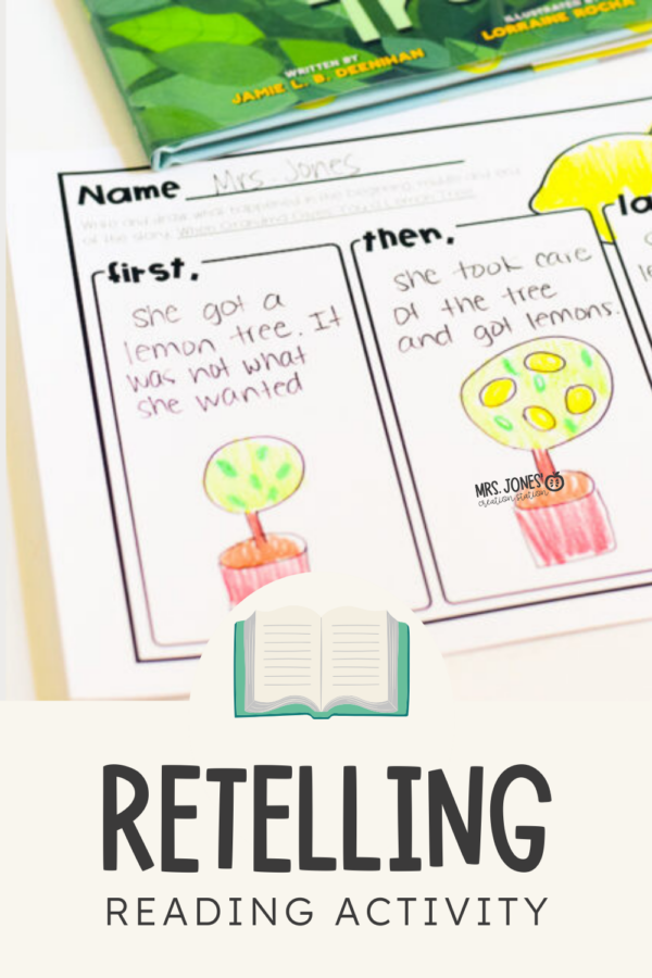 STORY RETELL ACTIVITY - Mrs. Jones Creation Station