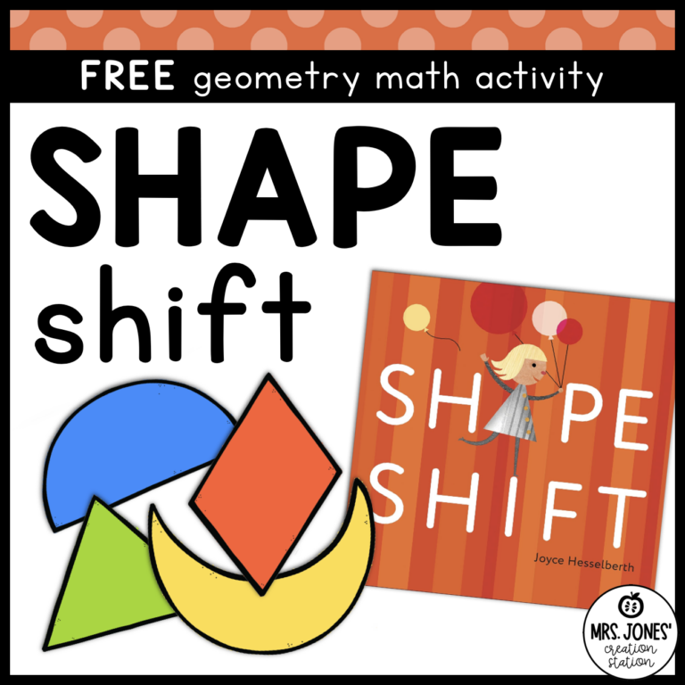Fun Ways to Shape Shift Shape Activity - Mrs. Jones' Creation Station