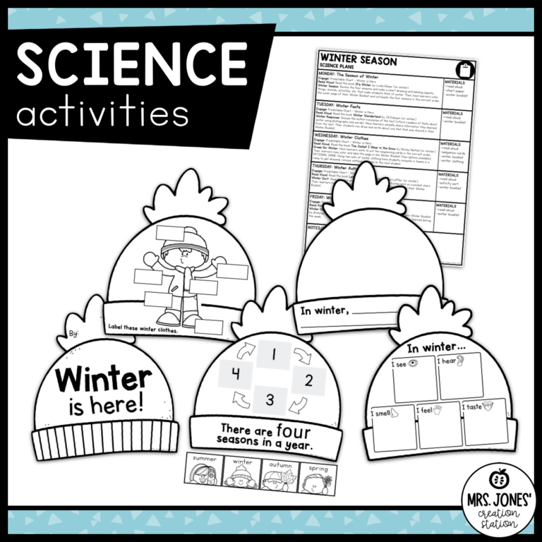 WINTER SCIENCE UNIT - Mrs. Jones Creation Station