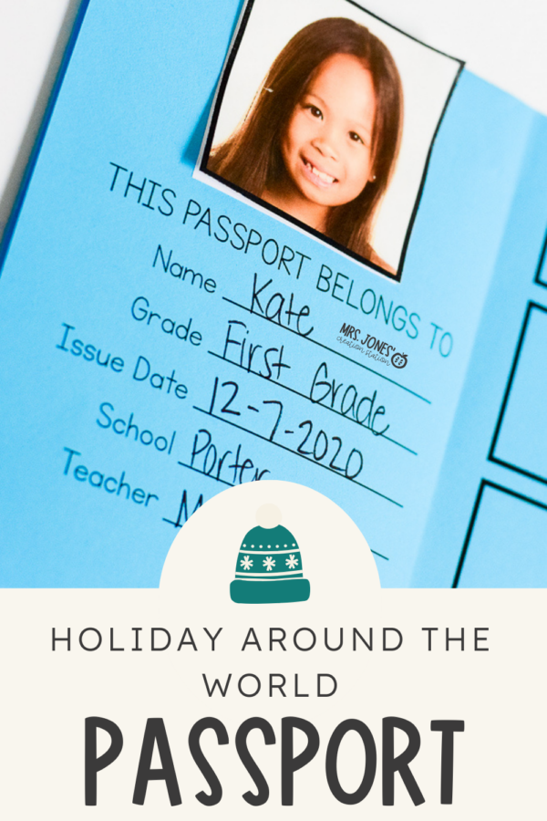 HOLIDAY PASSPORT AROUND THE WORLD - Mrs. Jones Creation Station