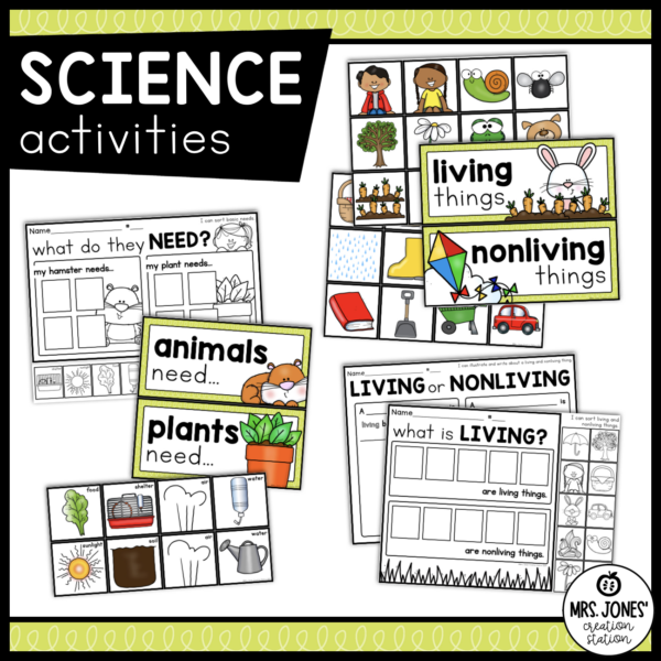 SPRING SCIENCE UNIT - Mrs. Jones Creation Station