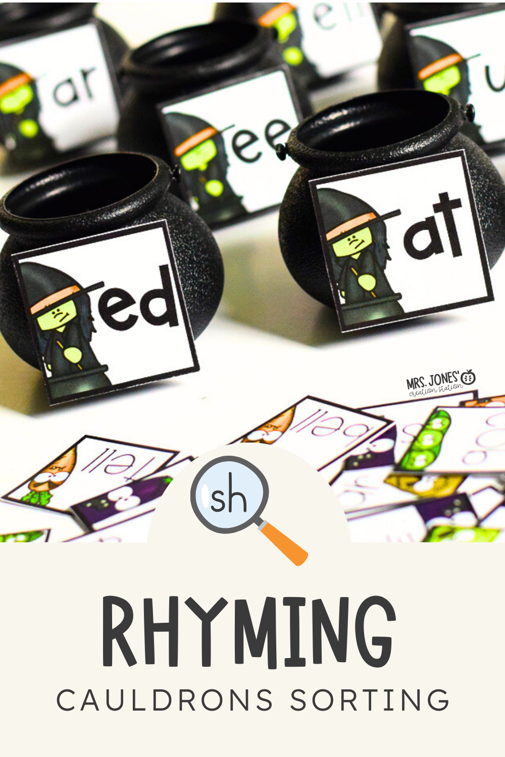 FREE HALLOWEEN CENTER FOR WORD PATTERNS - Mrs. Jones Creation Station
