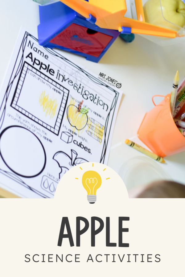 APPLE SCIENCE ACTIVITIES - Mrs. Jones Creation Station