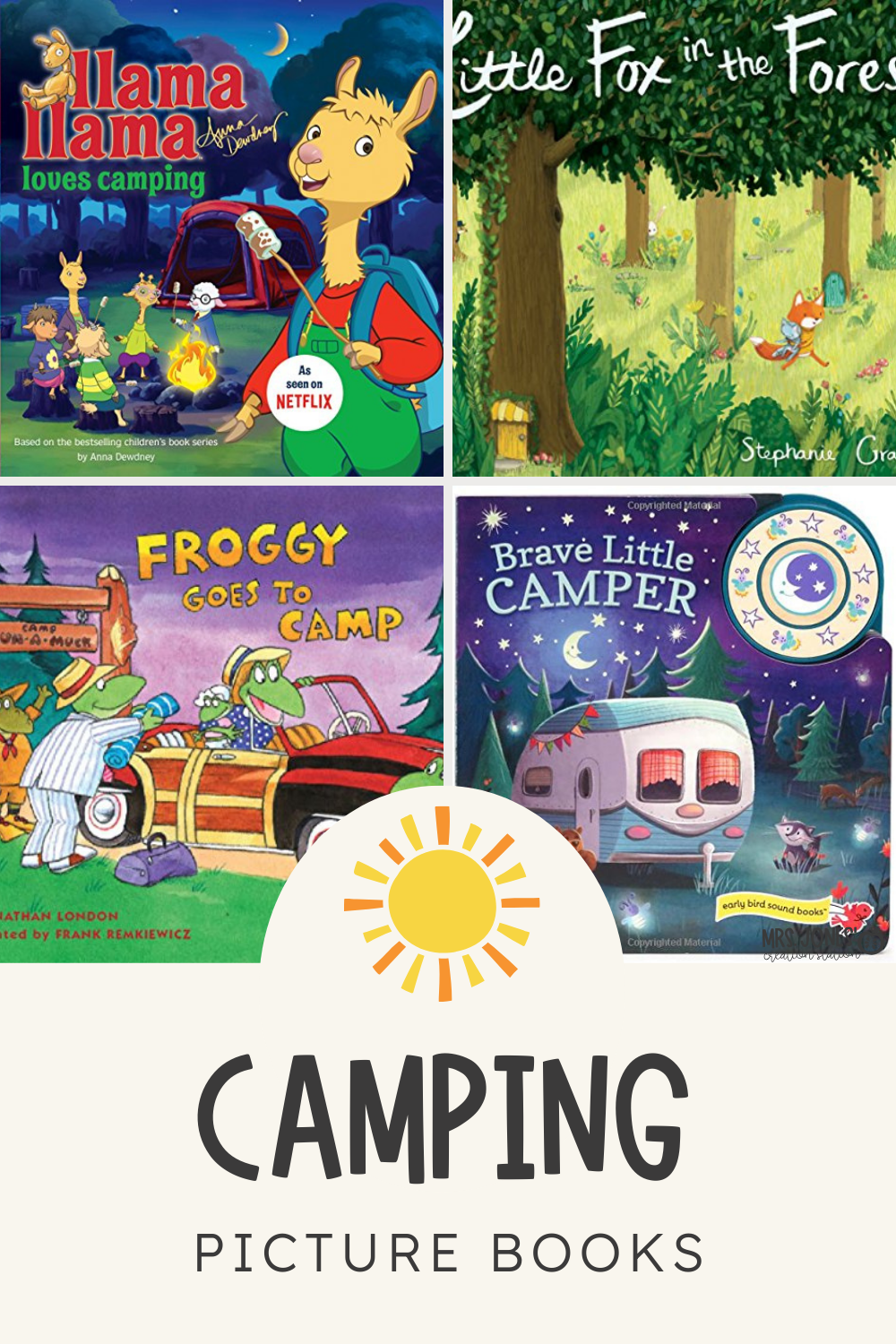 20 CAMPING BOOKS FOR LITTLE LEARNERS - Mrs. Jones Creation Station