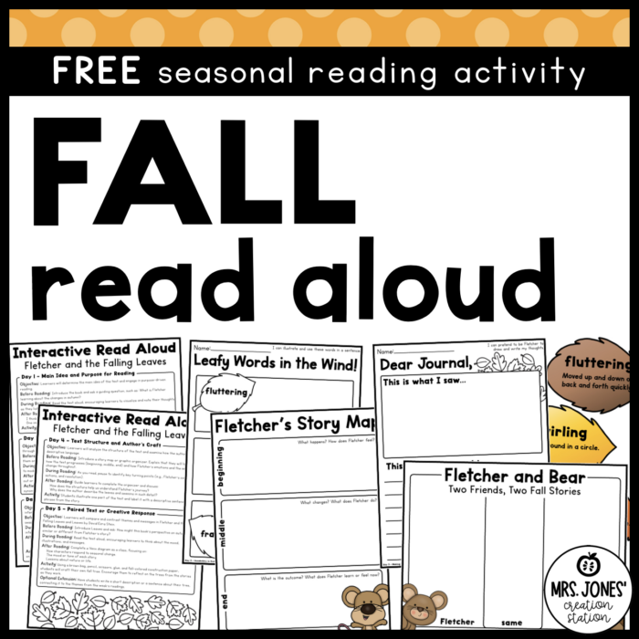 A READ ALOUD FAVORITE - Mrs. Jones Creation Station