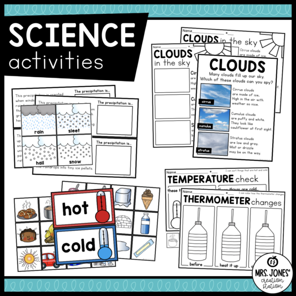 WEATHER SCIENCE UNIT - Mrs. Jones Creation Station