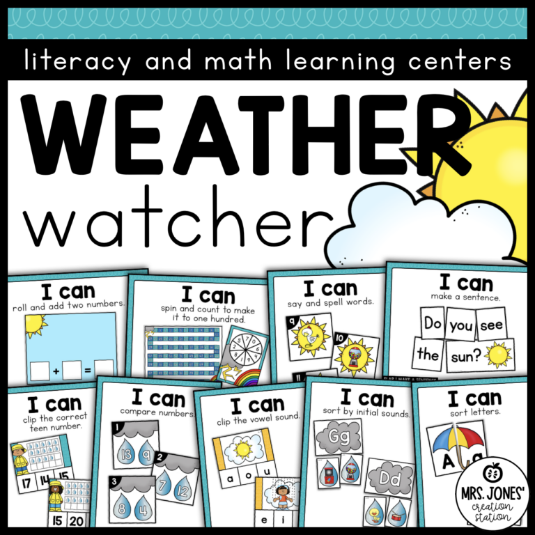 WEATHER THEMATIC SCIENCE BUNDLE - Mrs. Jones Creation Station