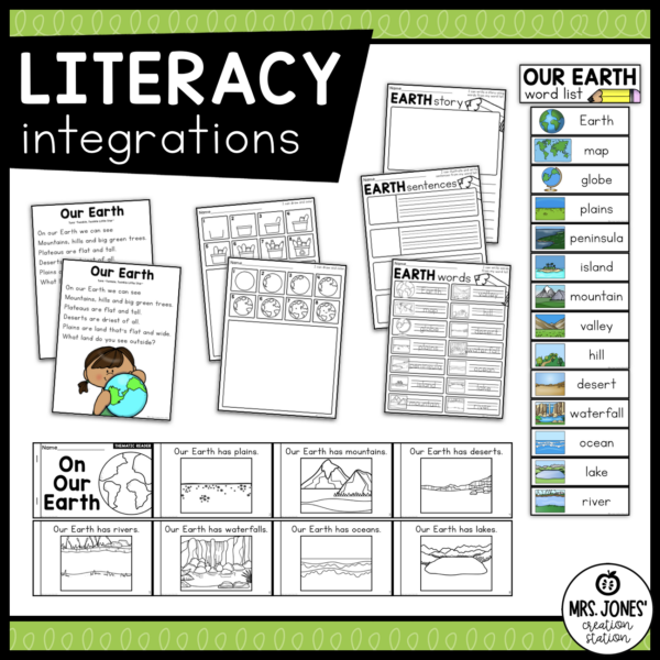 EARTH DAY SCIENCE UNIT - Mrs. Jones Creation Station