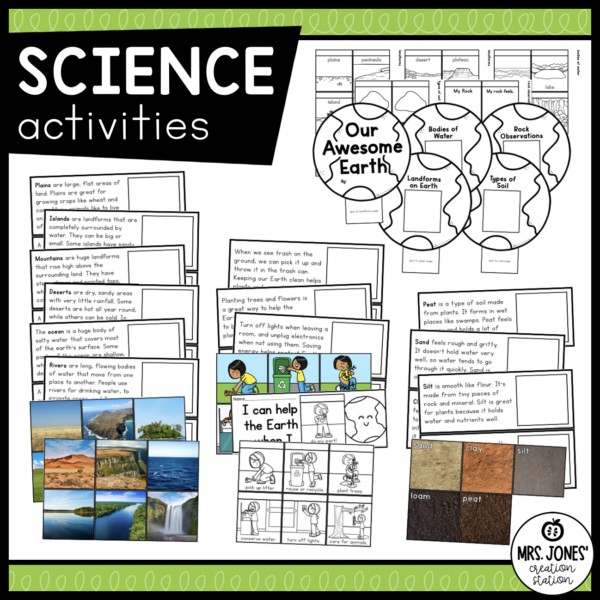 EARTH DAY SCIENCE UNIT - Mrs. Jones Creation Station