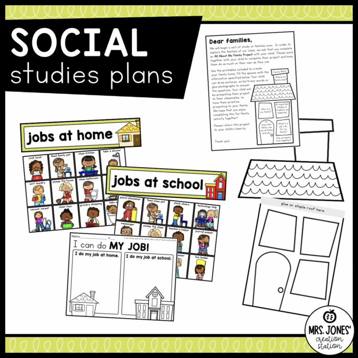 FAMILY SOCIAL STUDIES UNIT - Mrs. Jones Creation Station