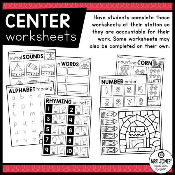 FARM THEMED CENTERS - Mrs. Jones Creation Station