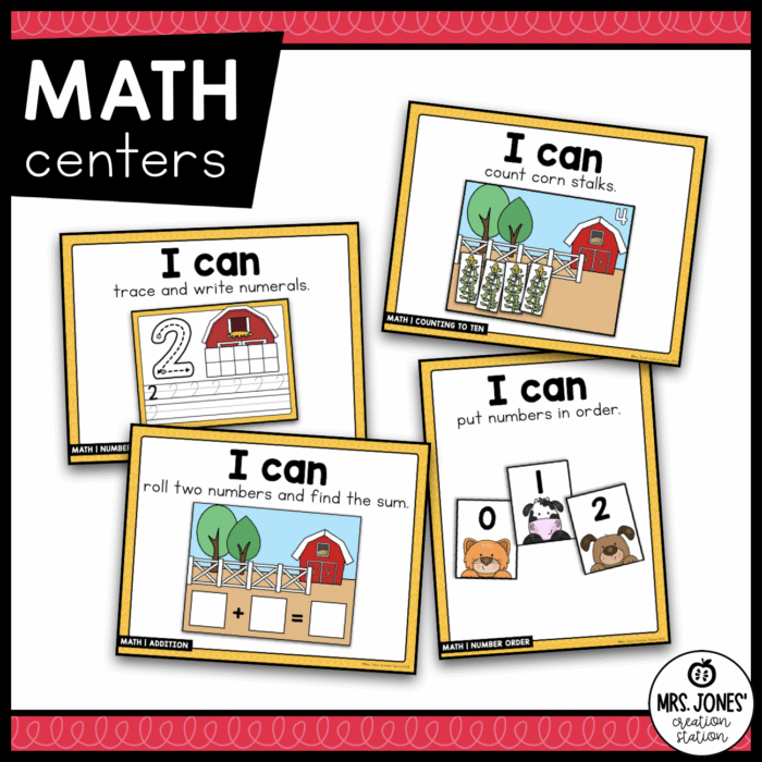 FARM THEMED CENTERS - Mrs. Jones Creation Station