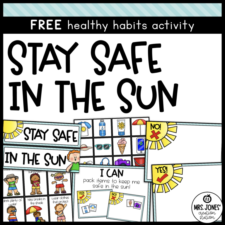 SUN SAFETY ACTIVITIES - Mrs. Jones Creation Station