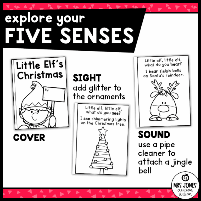 Little Elf’s Five Senses Christmas Science Book