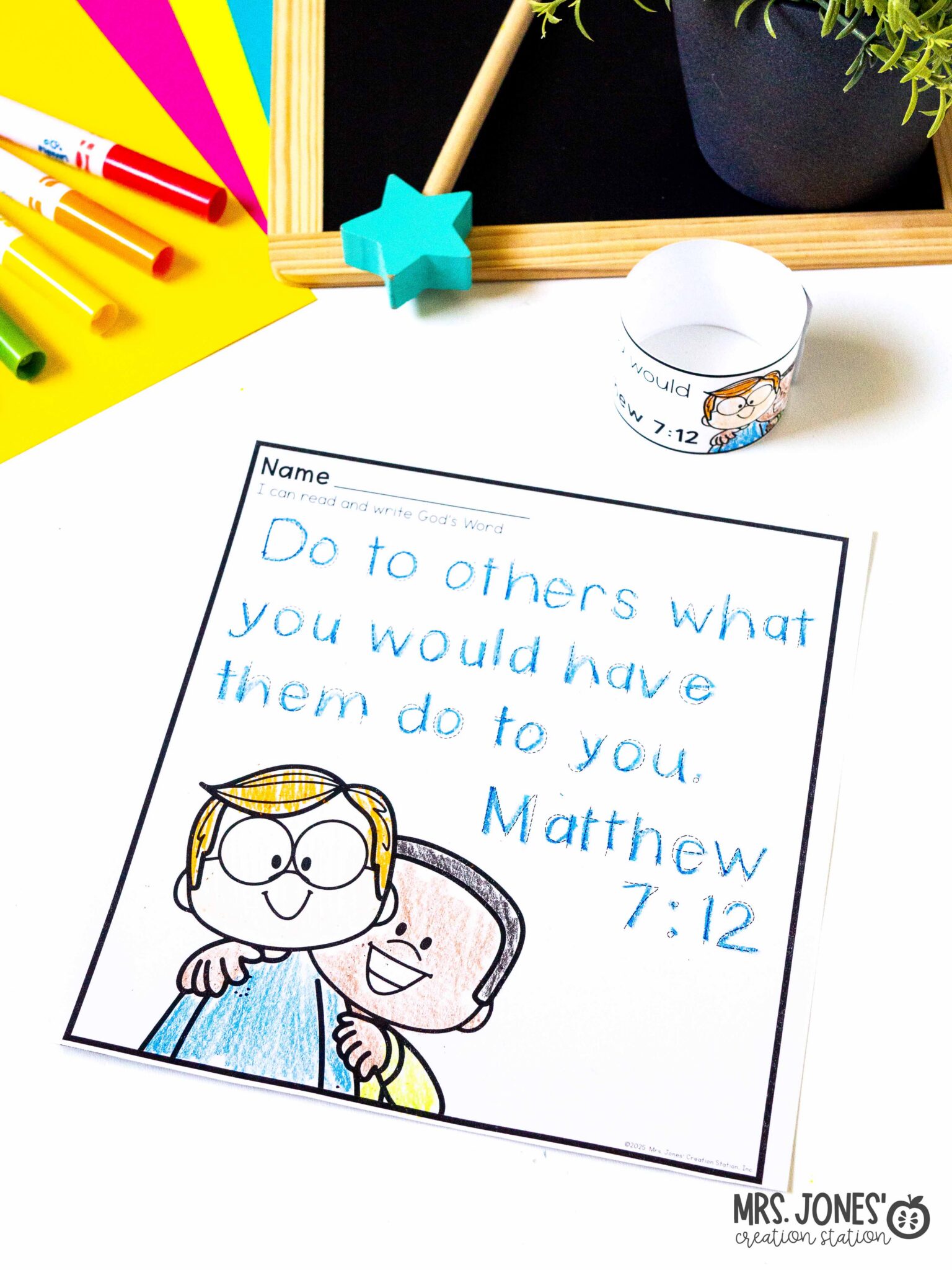 GOLDEN RULE LESSON FOR KIDS - Mrs. Jones Creation Station