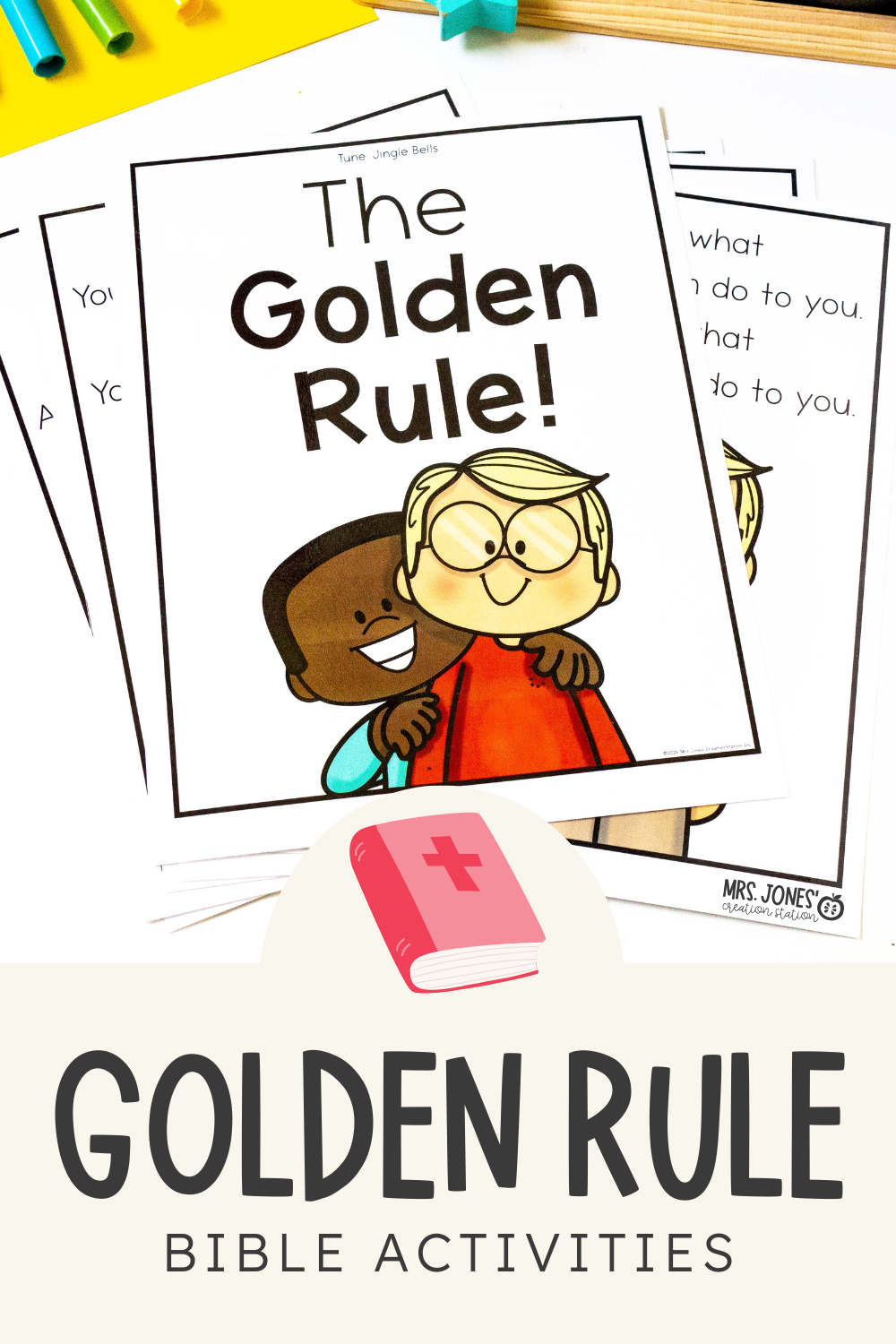 GOLDEN RULE LESSON FOR KIDS - Mrs. Jones Creation Station