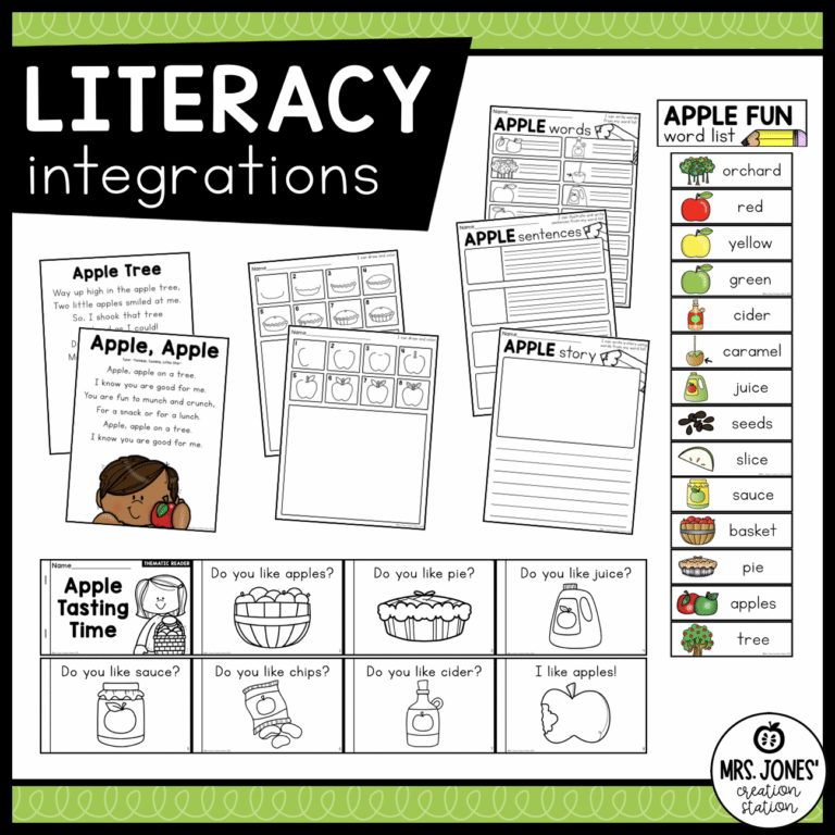 Apple Science Unit | Life Cycle, Investigations, and Literacy Tools