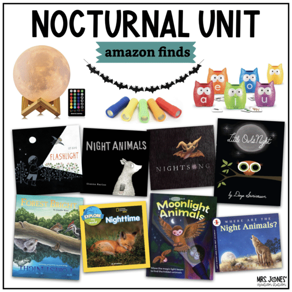 Nocturnal Animals Science Activities and Lesson Plans