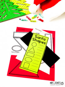 Santa 2D Shapes Math Craft | Christmas Geometry Activity for Kids
