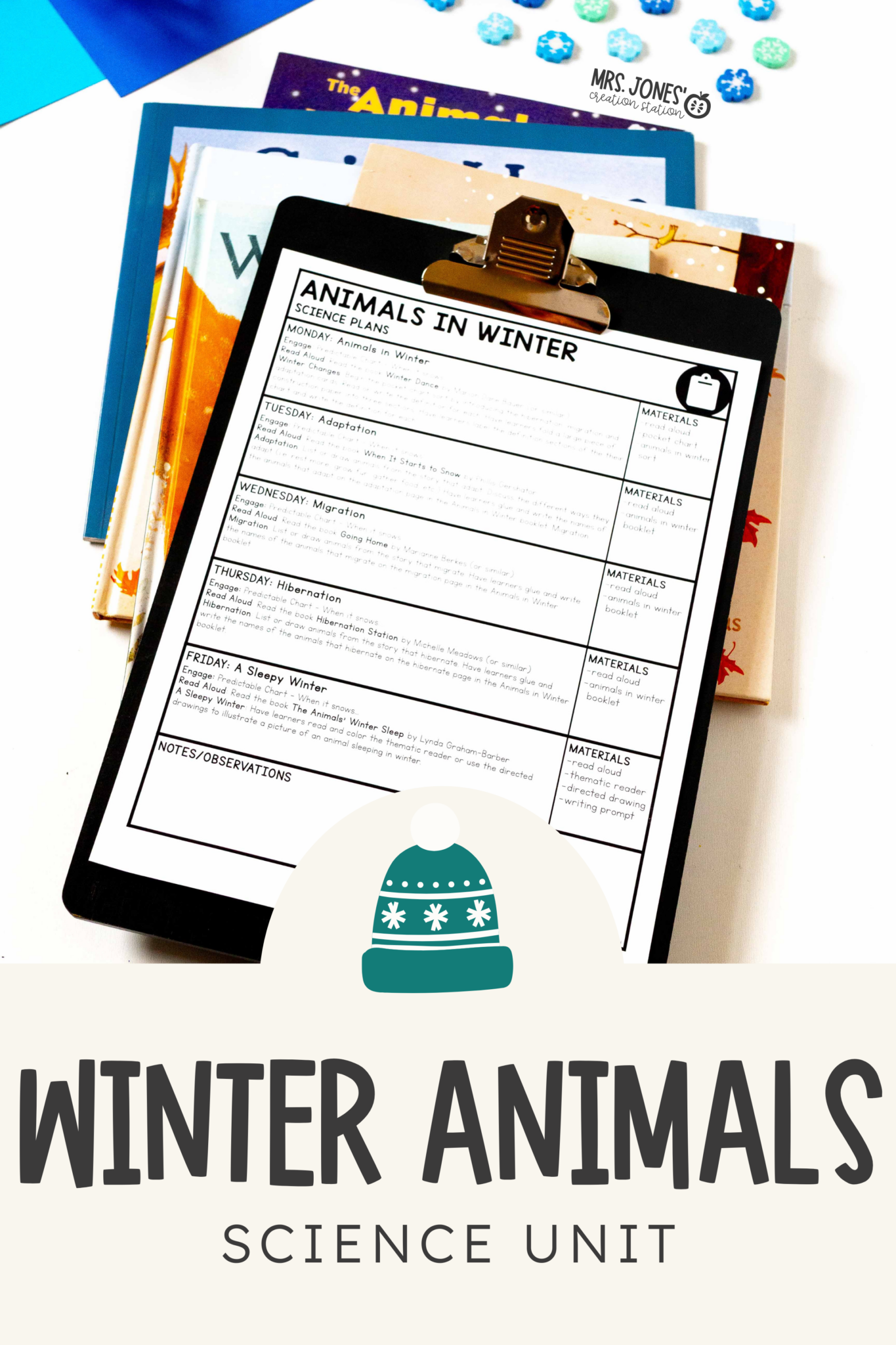 How to Teach Animals in Winter | Kindergarten Science Unit