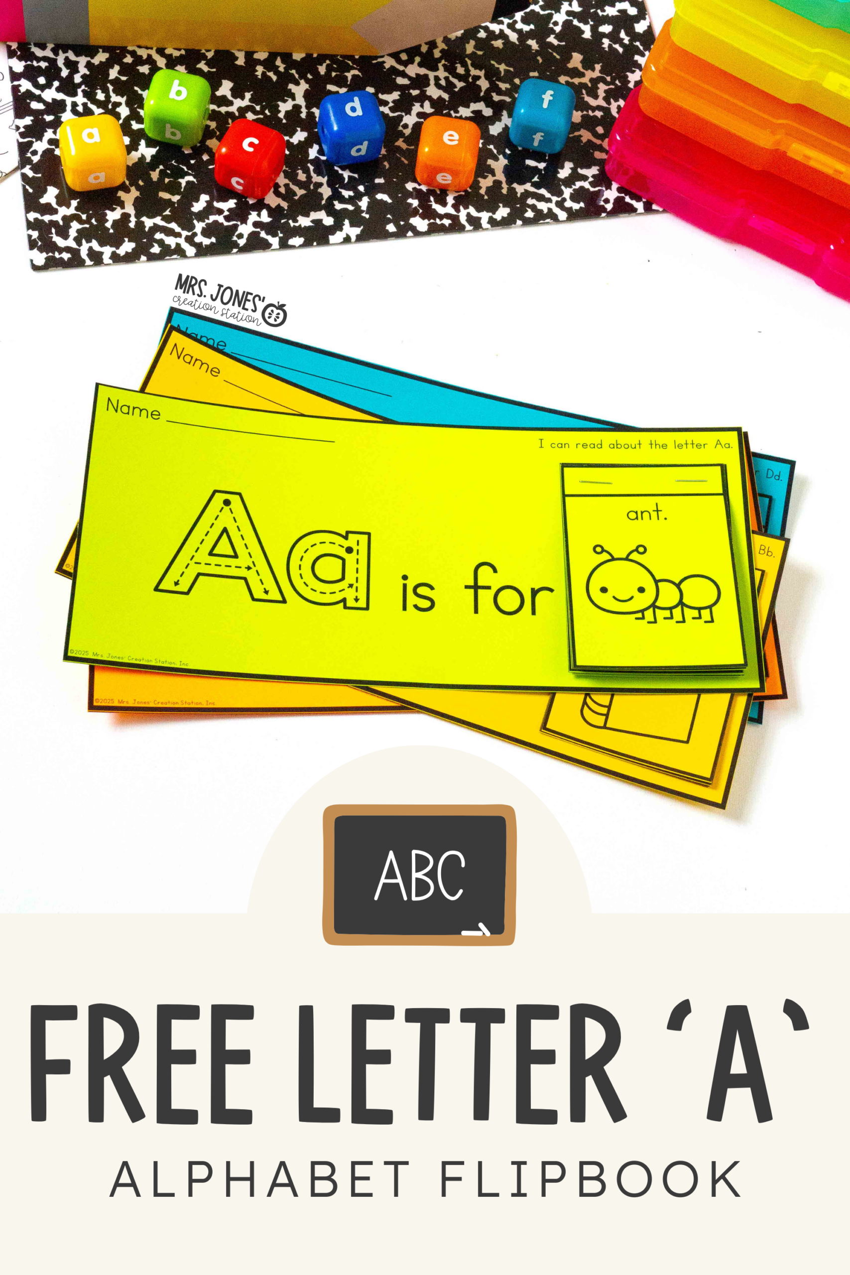 Teaching Letter Recognition with the Letter A Flipbook - Mrs. Jones ...